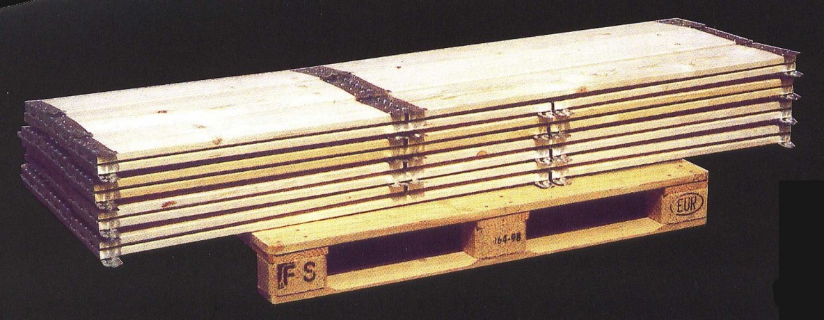 Paretali in legno e fasce pieghevoli in legno - Mattolini